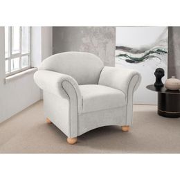 Home Affaire Sessel &raquo;Torello bequem und zeitlos, Breite 90cm&laquo; 1 Stk. tlg. 100% Polyester Microfaser, B/H/T: 90cm x 84cm x 80cm