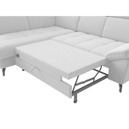Sit & More sit&more Ecksofa &raquo;Vanity; L-Form, B. 254 cm&laquo; Inkl.Sitz-,Kopf-und Armteilverstellung 100% Polyester B/H/T: 254cm x 84cm x 197cm, Chenille, Ottomane 