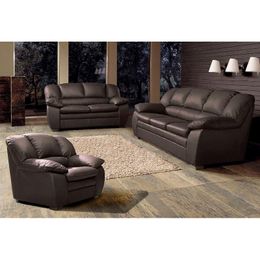 COTTA Polstergarnitur &raquo;3-2-Sessel&laquo; Set, 3 tlg. Sessel, 2-Sitzer, 2,5-Sitzer, hohe R&uuml;ckenlehne B/H/T: 88cm x 92cm, Luxus-Microfaser