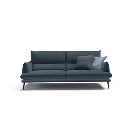 Egoitaliano 2,5-Sitzer &raquo;FUNNY, hochwertiges und aktuelles Design, bequeme R&uuml;ckenlehne&laquo; toller Sitzkomfort blau 100% Polyester B/H/T: 210cm x 90cm x 95cm, 