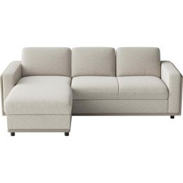 Sit & More sit&more Ecksofa &raquo;Cordoba&laquo; wahlweise mit Schlaffunktion und Bettkasten oder Stauraum 100% Polyester B/H/T: 236cm x 85cm x 161cm, Struktur, Recamiere 