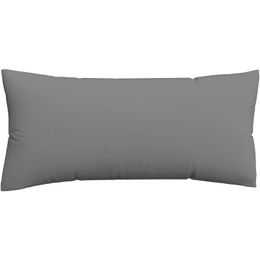 Schlafgut Kissenbezug &raquo;Premium Kissenbezug Woven Satin (1 St)&laquo; Ton-in-Ton Rei&szlig;verschluss, Fadendichte von 300tc, Uni, OEKO Tex grau Mako-Satin, Obermaterial: 