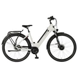 Prophete Unisex &raquo;Geniesser 2.0&laquo; 7 Gang Shimano Nexus Schaltwerk Nabenschaltung Frontmotor 250 W wei&szlig; 48cm, 28 Zoll (71,12cm)