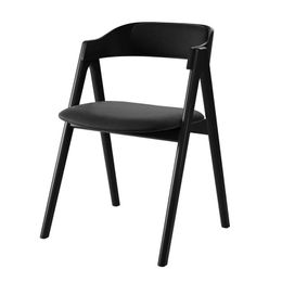 Stuhl &raquo;Mette by Hammel&laquo; () 1 Stk.Massivholz, gepolsterte Sitz- & R&uuml;ckenlehne, versch. Farbvarianten Leder, Massivholz B/H/T: 52cm x 75cm x 54cm, 1 Stk