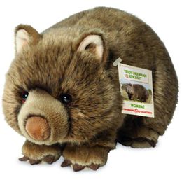 HERMANN TEDDY ORIGINAL Kuscheltier &raquo;Wombat, 26 cm&laquo; zum Teil aus recyceltem Material braun Einheitsgr&ouml;&szlig;e Kuscheltier