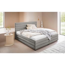 LeGer Home by Lena Gercke Polsterbett &raquo;Maylis&laquo; wahlweise mit und ohne Matratze und Lattenrost, auch in 200cm Breite grau 100% Polyester Liegefl&auml;che 