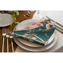 Adam Stoffserviette &raquo;Eden&laquo; GOTS organic,zertifiziert durch CERES 0242Made in Germany bunt Obermaterial: 100% Baumwolle Bio-Baumwolle