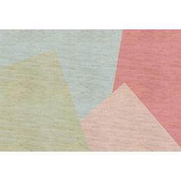 Livingwalls living walls Fototapete &raquo;Walls by Patel Inlay 2&laquo; glatt Vlies, Wand, Schr&auml;ge beige Vlies B/L: 4m x 2,7m
