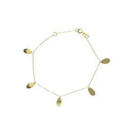 Firetti Damen Bettelarmband &raquo;Schmuck Geschenk Gold 375 Armschmuck Armkette Goldarmband Ankerkette&laquo; Made in Germany gold 18cm, Gelbgold 375