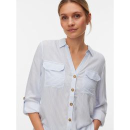 V&eacute;ro Moda Vero Moda Damen Hemdbluse &raquo;VMBUMPY L/S SHIRT NEW WVN GA NOOS&laquo; Viskose, regular fit M