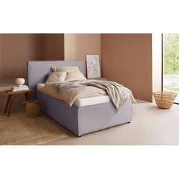 LeGer Home by Lena Gercke Polsterbett &raquo;Isaline&laquo; wahlweise ohne Matratze oder mit 3 Matratzenarten, Kopfteilh&ouml;he 107 cm grau 100% Polyester Liegefl&auml;che