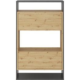 FMD H&auml;ngeschrank &raquo;Verona&laquo; Breite 68,5 cm braun Holzwerkstoff Matera / Artisan Eiche, B/H/T: 68,5cm x 112,7cm x 33cm, Schubladen: 2 Stk.