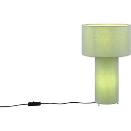 Trio Leuchten Schreibtischlampe &raquo;BALE, Nachttischlampe Stoff exkl 2xE27 max 10W mit Schnurschalter&laquo; E27 1 Stk. warmwei&szlig; - kaltwei&szlig; Beleuchtung im Fu&szlig; 
