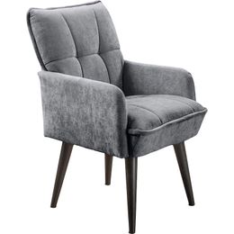 exxpo - sofa fashion Esszimmerstuhl &raquo;Mocca&laquo; () Armlehnenstuhl, bequem gepolstert B/H/T: 57cm x 93cm x 75cm, Chenilleoptik