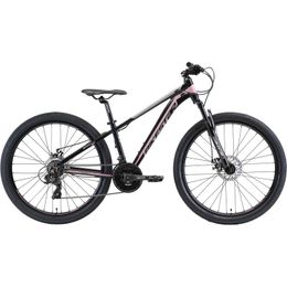Bikestar Mountainbike 21 Gang Shimano RD-TY300 Schaltwerk Kettenschaltung f&uuml;r Damen und Herren, Kettenschaltung blau 36cm, 27,5 Zoll (69,85cm) Mountainbike