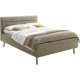 Meise M&ouml;bel meise.m&ouml;bel Polsterbett &raquo;Lotte&laquo; mit Lattenrost und Bettkasten gr&uuml;n Bezug Bett: Strukturstoff (100% Polyester) Liegefl&auml;che L&auml;nge B: 200cm x 140cm, 