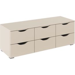 Rauch TV-Board &raquo;Lowboard TV-Schrank TV-Schrank Landhausstil MARLENE&laquo; Breite 120 cm mit Griffmulden im Landhausstil, mit 6 ger&auml;umigen Schubladen und 