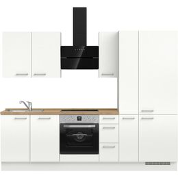 Nobilia K&uuml;chenzeile &raquo;"Laser II", NEU: individuell anpassbar mit gratis Profi-Beratung&laquo; vormontiert, 270 cm breit, optional mit verschiedenen E‐Ger&auml;te-