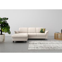 Sit & More sit&more Ecksofa &raquo;Maggiore L-Form&laquo; wahlweise mit Kopfteilverstellung, Schlaffunktion und Bettkasten grau 95% Polyester, 5% Polyamid B/H/T: 258cm x 