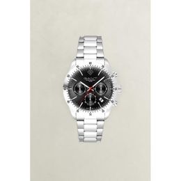 Gant Herren Chronograph &raquo;Greenfield&laquo; Quarzuhr, Armbanduhr, Herrenuhr, Edelstahlarmband, analog, Tag silber Einheitsgr&ouml;&szlig;e