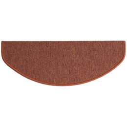 OTTO home Stufenmatte &raquo;Blackburn, melierte Schlinge&laquo; halbrund 4 mm H&ouml;he gro&szlig;e Farbauswahl, selbstklebend, auch als Set 15 St&uuml;ck orange Kunstfaser B : 