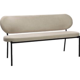 ByLiving Sitzbank &raquo;Jersey&laquo; mit Webstoff-Bezug, mit R&uuml;ckenlehne, Breite 160 cm grau 100% Polyester B/H/T: 160cm