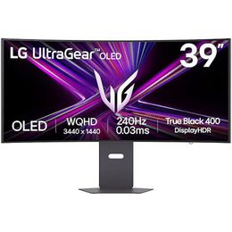 LG Curved-Gaming-OLED-Monitor &raquo;39GX900A&laquo; 99 cm/39 &prime;&prime; 3440 x 1440 px WQHD 0,03 Reaktionszeit 240 Hz Mit einer ultraschnellen Reaktionszeit von nur 0,03