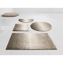 Grund Badematte &raquo;Mistral&laquo; H&ouml;he 20 mm rutschhemmend beschichtet fu&szlig;bodenheizungsgeeignet meliertes Design, Ombr&eacute;-Look, auch als 3 teiliges Set, Made in 