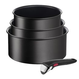 Tefal Topf-Set &raquo;Ingenio Unlimited, Kasserollen Set abnehmbarer Griff, Induktion&laquo; Set, 3x Kasserollen 16/18/20 cm, 1x abnehmbarer Griff, 4 Stk. tlg. 