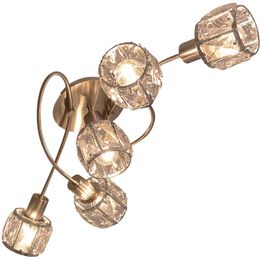 N&auml;ve n&auml;ve LED Deckenleuchte &raquo;Josefa&laquo; E14 1 Stk. Warmwei&szlig; LED Deckenlampe grau 5, H: 21cm, 1 Stk.