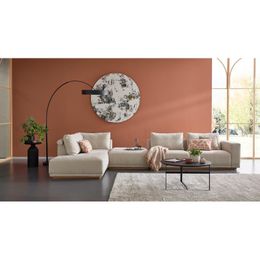 Musterring Wohnlandschaft &raquo;JustB! PM200 bequem, wahlw. Sitzvorzug, Breite 395cm, Holzsockel&laquo; Anreihsofa Armlehne rechts, Eckteil links und Hocker. Ohne 