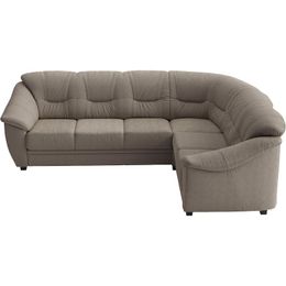 Sit & More sit&more Ecksofa &raquo;Savona L-Form, B. 262cm, klassisches Design, Federkern, Komfort Sitz&laquo; option. Schlaffunktion Liegef. 195x120cm,div. Stoff und 