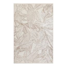 Esprit Teppich &raquo;Inga&laquo; rechteckig 10 mm H&ouml;he Kurzflorteppich, gewebt, floral, modern, Wohnzimmer, natur beige Polyester B : 160cm 1 Stk., 10mm, L: 225cm