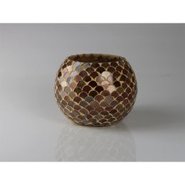 AM Design Windlicht &raquo;aus Steingut&laquo; BxH: 23x20 cm braun Steingut B/H/T: 23cm x 20cm