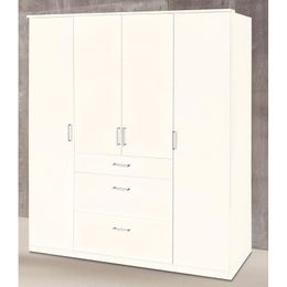 wimex Kleiderschrank &raquo;Click&laquo; ohne Spiegel wei&szlig; B/H/T: 180cm x 199cm x 58cm, T&uuml;ren: 4 Stk.