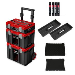 Einhell Werkzeugkoffer &raquo;E-Case Rolling Workshop SEALED&laquo; Kunststoff Zus&auml;tzliche Verriegelung f&uuml;r Half Size E-Cases
