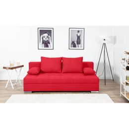 Collection AB Schlafsofa &raquo;Tania, B: 194 cm, Liegefl. 140x194 cm, Federkern&laquo; Schlafcouch mit G&auml;stebett inklusive R&uuml;ckenkissen 100%Polyester B/H/T: 