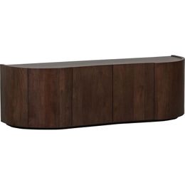 Woood Sideboard &raquo;Sense Mangoholz organische Wellenform, H 50 x B 160 x T 46 cm&laquo; Tragkraft Deckplatte 35 kg, fertig montiert geliefert, Massivholz 