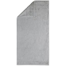 Egeria Handt&uuml;cher &raquo;Prestige&laquo; Uni Programm mit Streifenbord&uuml;re, SUPIMA Baumwolle grau Walkfrottee, Obermaterial: 100% Baumwolle B/L: 50cmx100cm, 2 Stk., 