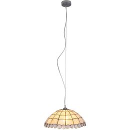 N&auml;ve n&auml;ve Pendelleuchte &raquo;Diamonds&laquo; E27 1 Stk. Tiffanypendelleuchte, excl. 1 x E27, Durchmesser 40cm, Eisen, Glas bunt 1, &Oslash; 40cm, 1 Stk.