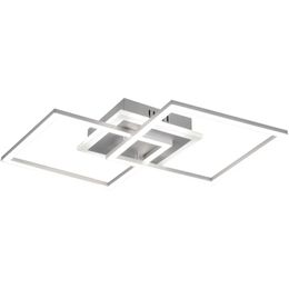 REALITY LEUCHTEN LED Deckenleuchte &raquo;Amy&laquo; LED-Board 1 Stk. Warmwei&szlig; LED Deckenlampe grau 1, H: 8cm, 1 Stk.