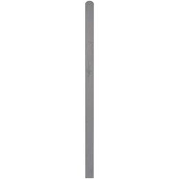 Bm Massivholz Zaunpfosten Fichte, 9x9x190 cm grau Holzwerkstoff 2 Stk., 190cm