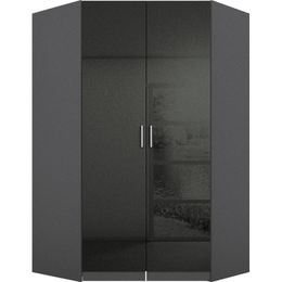 Rauch Eckkleiderschrank &raquo;Kleiderschrank Schrank Eckschrank Ankleide Garderobe CELLE&laquo; Schenkelma&szlig;: 117x117 cm, H&ouml;he 197/210 cm, optional mit Spiegel 