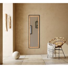 Mirrors and More Spiegel &raquo;Branda&laquo; Wandspiegel braun MDF B/H/T: 50cm x 150cm x 2,7cm, dekorative Rahmenoptik