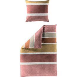 Bierbaum Bettw&auml;sche &raquo;Bettw&auml;sche 4184&laquo; 2 Renforce, 100 % Baumwolle, pflegeleicht rosa Renforc&eacute;, Obermaterial: 100% Baumwolle B/L: 135cm x 200cm, 1 Stk.