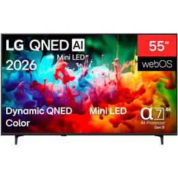 LG QNED-Fernseher &raquo;55QNED71B6B&laquo; 139 cm/55 &prime;&prime; Smart-TV 4K Super Upscaling und Dynamic Tone Mapping sorgen f&uuml;r optimierte Bilddarstellung sowie AI Sound