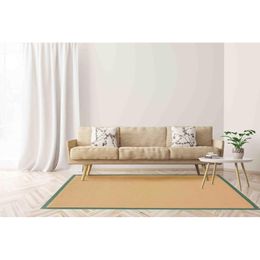 CarpetFine Sisalteppich &raquo;Sisal , auch als L&auml;ufer erh&auml;ltlich&laquo; rechteckig 5 mm H&ouml;he mit farbiger Bord&uuml;re, Anti Rutsch R&uuml;ckseite, viele Gr&ouml;&szlig;en, 