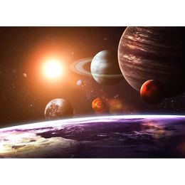 papermoon Fototapete &raquo;Solar System&laquo; glatt bunt Vlies B/L: 2m x 1,49m, Bahnen: 4 Stk.