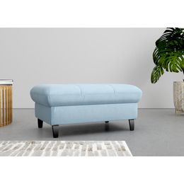 Sit & More sit&more Stauraumhocker &raquo;Maggiore&laquo; mit Stauraum blau 98% Polyester, 2% Polyamid B/H/T: 102cm x 48cm x 67cm, Soft clean,mit Stauraum,Fu&szlig;farbe: 