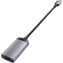 Satechi Adapter &raquo;Type-C HDMI Adapter 4K 60Hz&laquo; grau Aluminium Kompatibel mit den Ger&auml;ten MacBook Air, iPad Pro, iMac, iMac Pro, MacBook, MacBook Pro, Samsung 